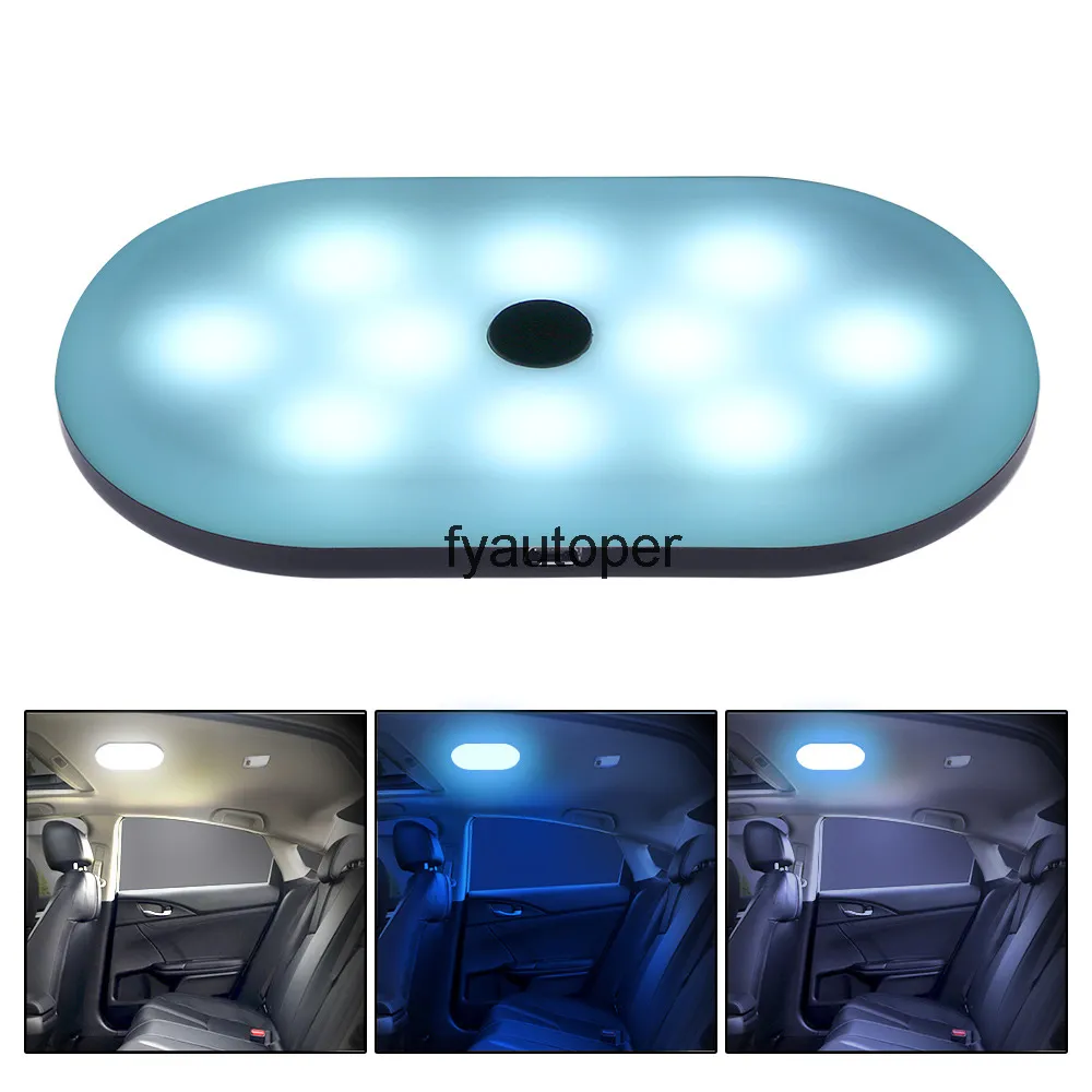Magnetic Touch LED Car Roof Light - Wireless Interior Lighting Kit ...