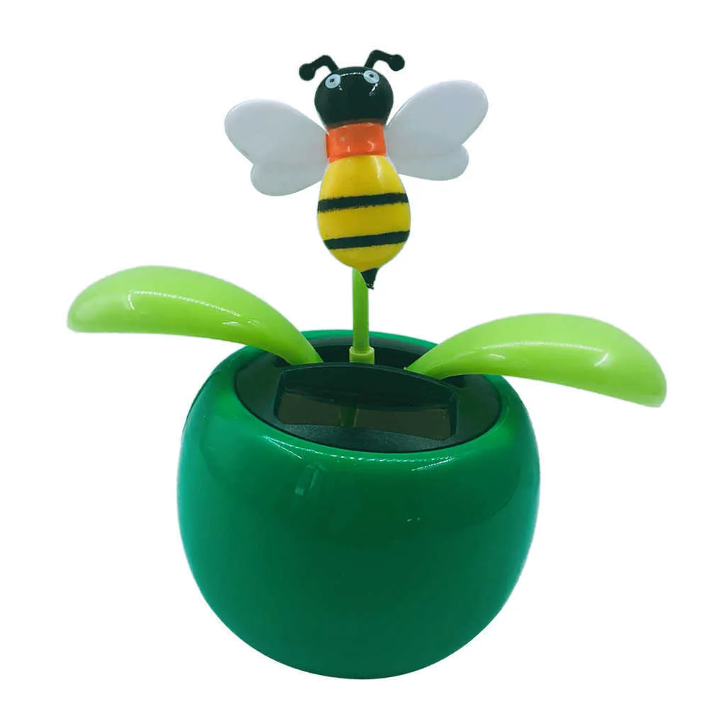 Solar Dancing Flower Toy Pink Plastic Fiber Nodding... From Sportop ...