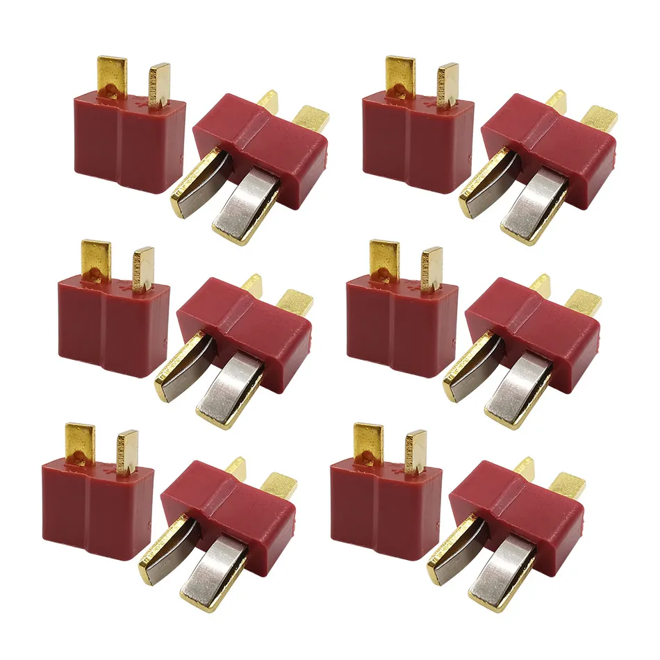 RC Battery Connector Set: BNC, T Plug, Deans Connectors - Male/Female ...