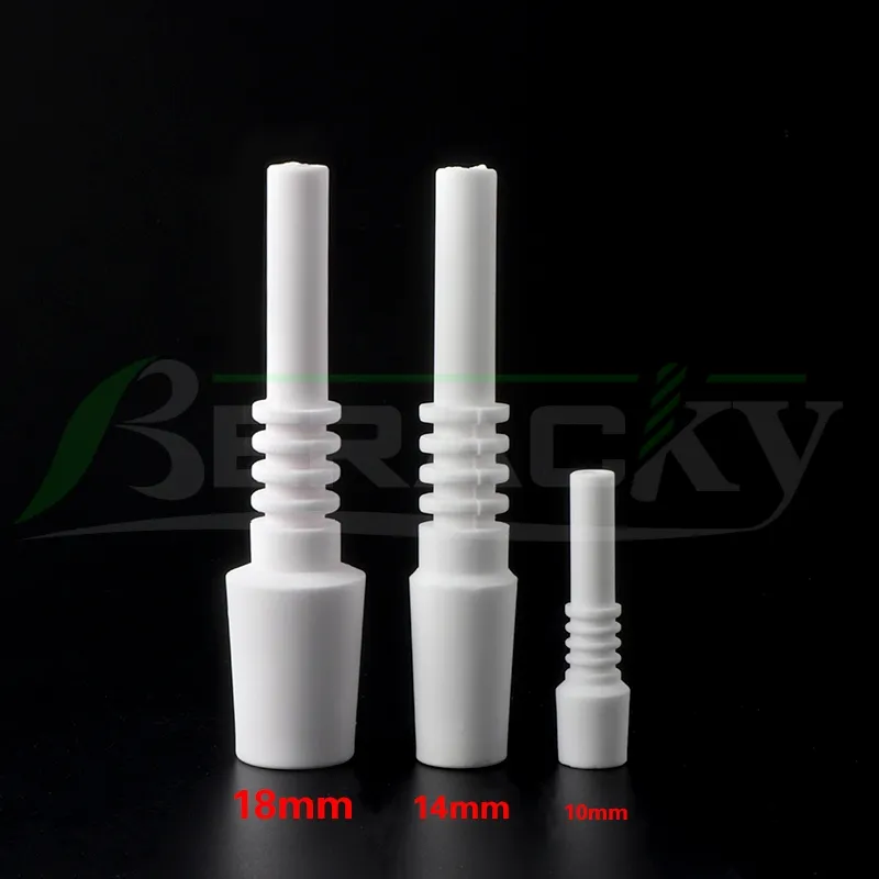 Beracky 10mm 14mm 18mm Ceramic Nail Smoking Tip Food Grade Male Mini ...