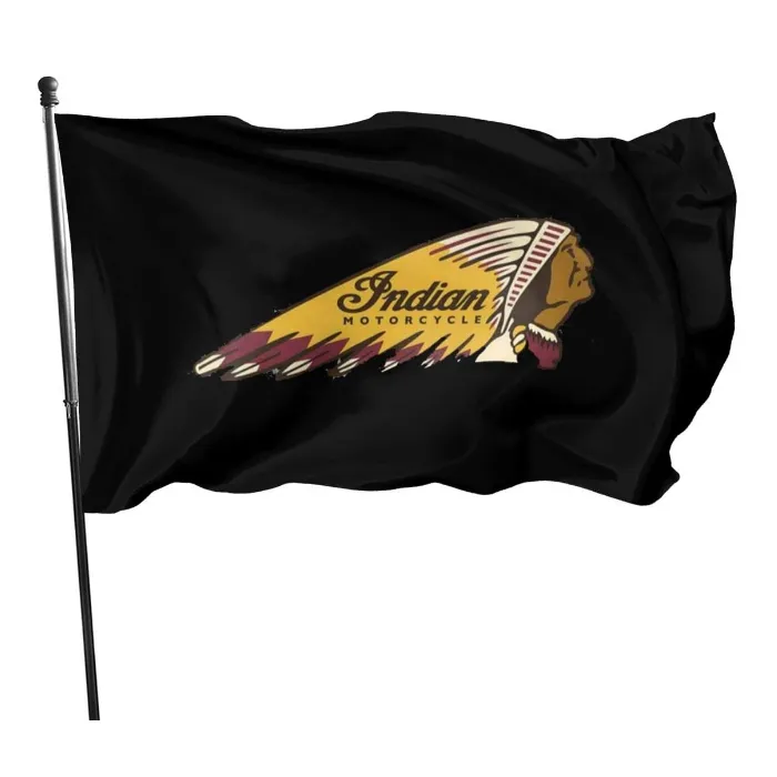 Vivid Color Motorcycle Flag, 3x5 Ft, Durable 100D Polyester, With Brass ...