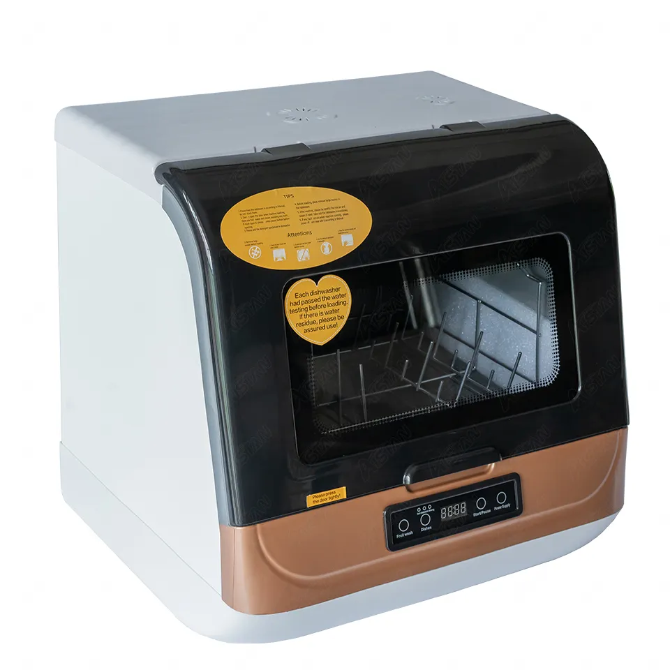Compact Countertop Dishwasher - 6 Place Setting, Portable Mini Dish ...