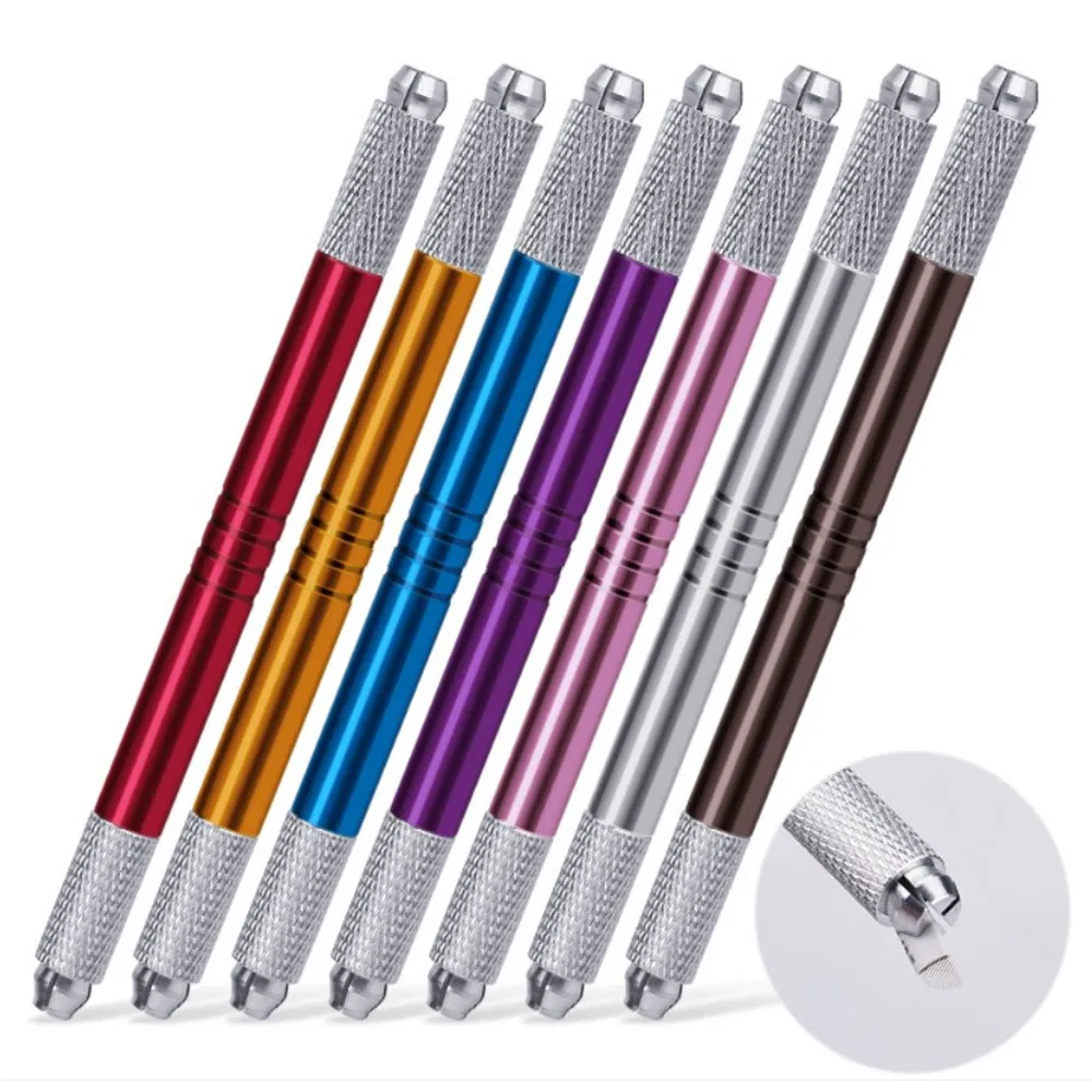 10 Pack Double Headed Micro Blading Pen For Permanent Eyeliner Bottom ...