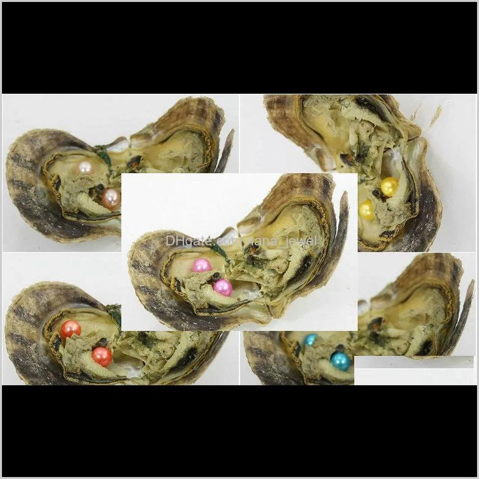 DHgate.com:Red Akoya Pearl Beads - 25 Colors, 67mm Round, Double Pearls ...