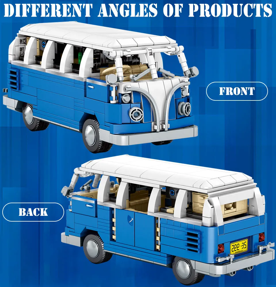 SEMBO Car BLOCK Beijing Auto Museum Building Blocks Cars Bus Camper ...