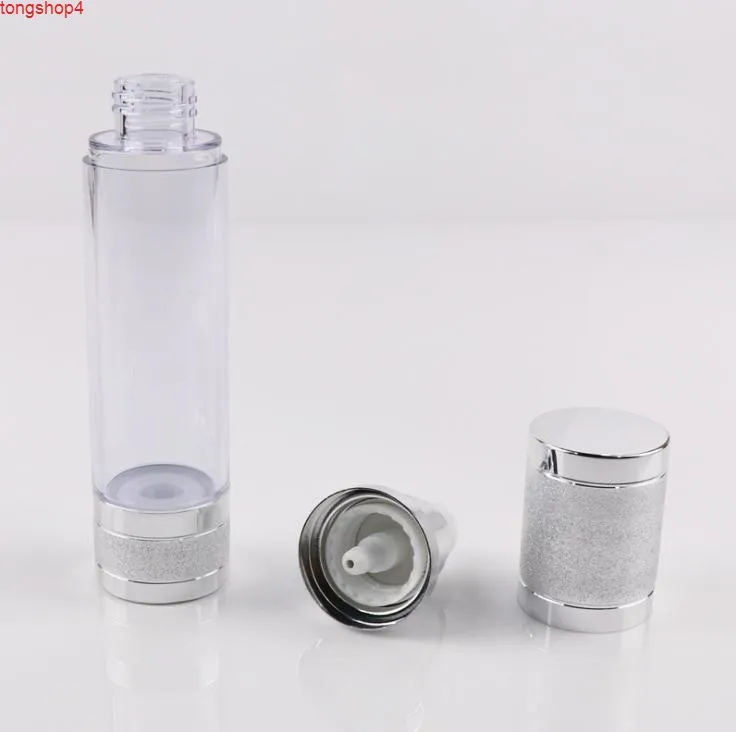 DHgate.com:50ML Gold Silver Travel Refillable Airless Cream Lotion Pump ...