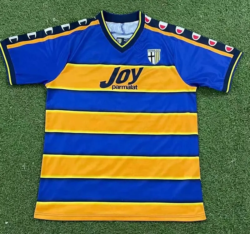 95 96 97 98 99 Parma Retro Soccer Jerseys 00 01 02 03 FUSER BAGGIO ...
