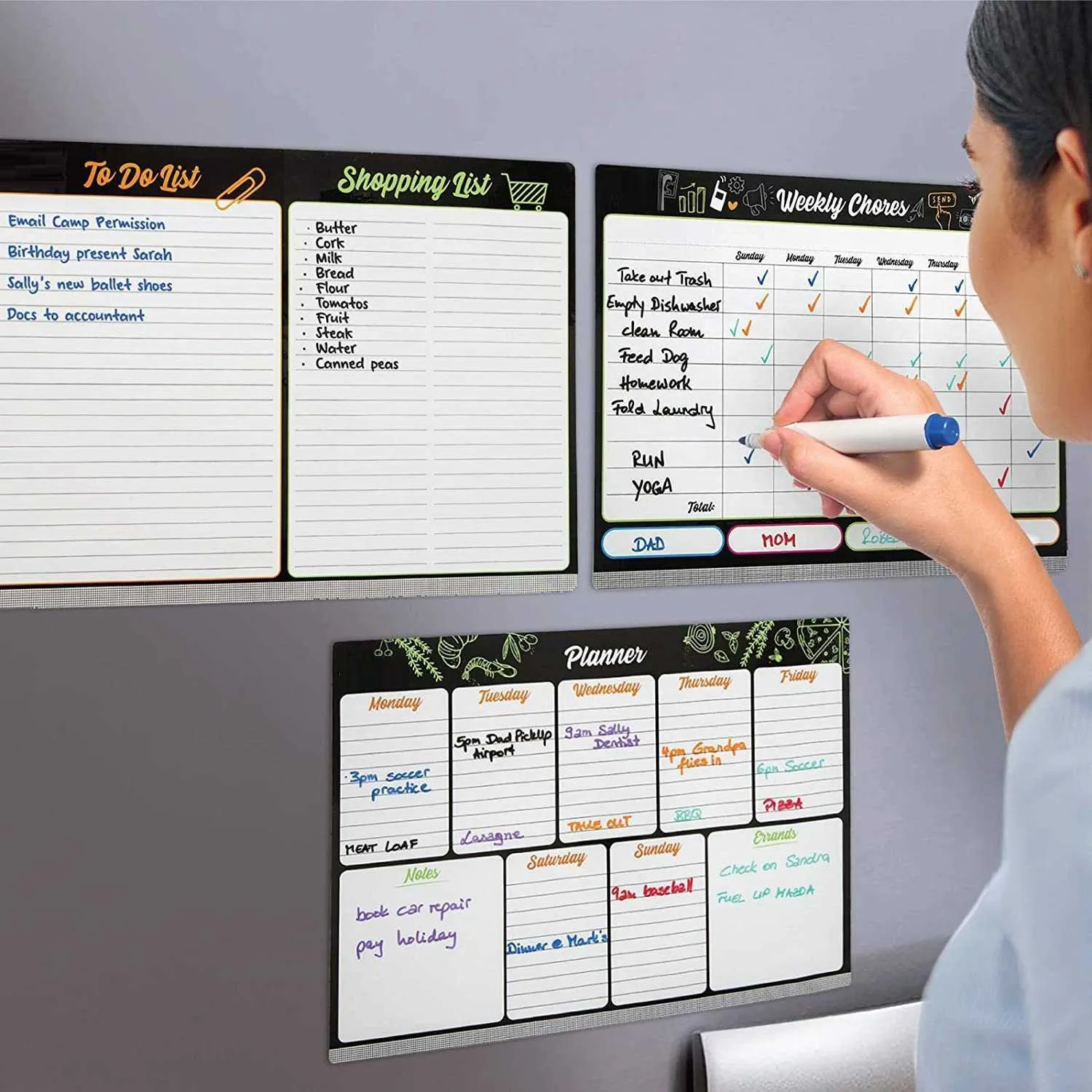 Whiteboard Calendar Classroom Magnetic Calendar Numbers 95Pcs ...