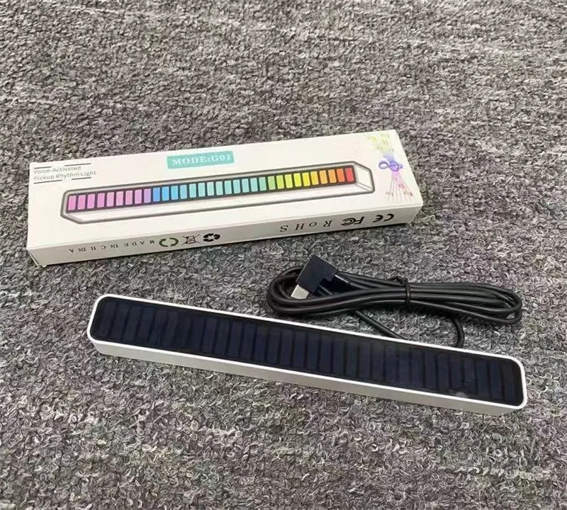 Sound Activated Light - USB Music Rhythm Lamp for Desktop and Car ...
