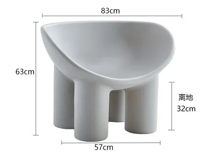 Nordic Stools For Living Room Designer Elephant Leg Chair Ins Children ...