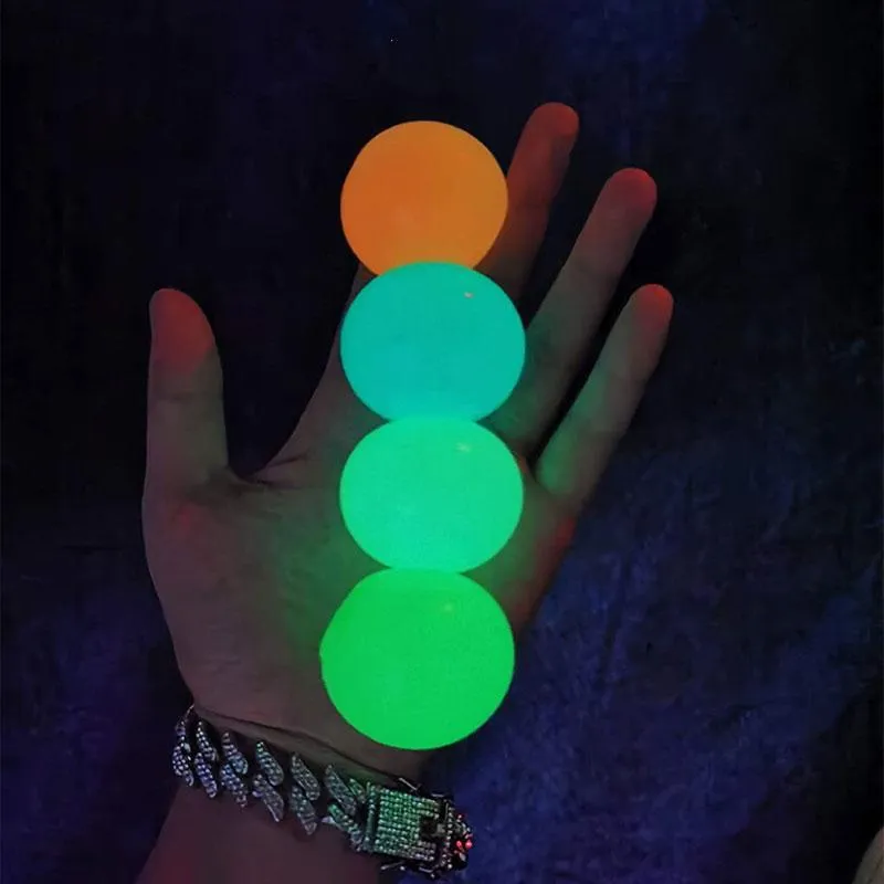 Metal Glow In The Dark Sticky Balls Fidget Toy For... From Honey06, $0. ...