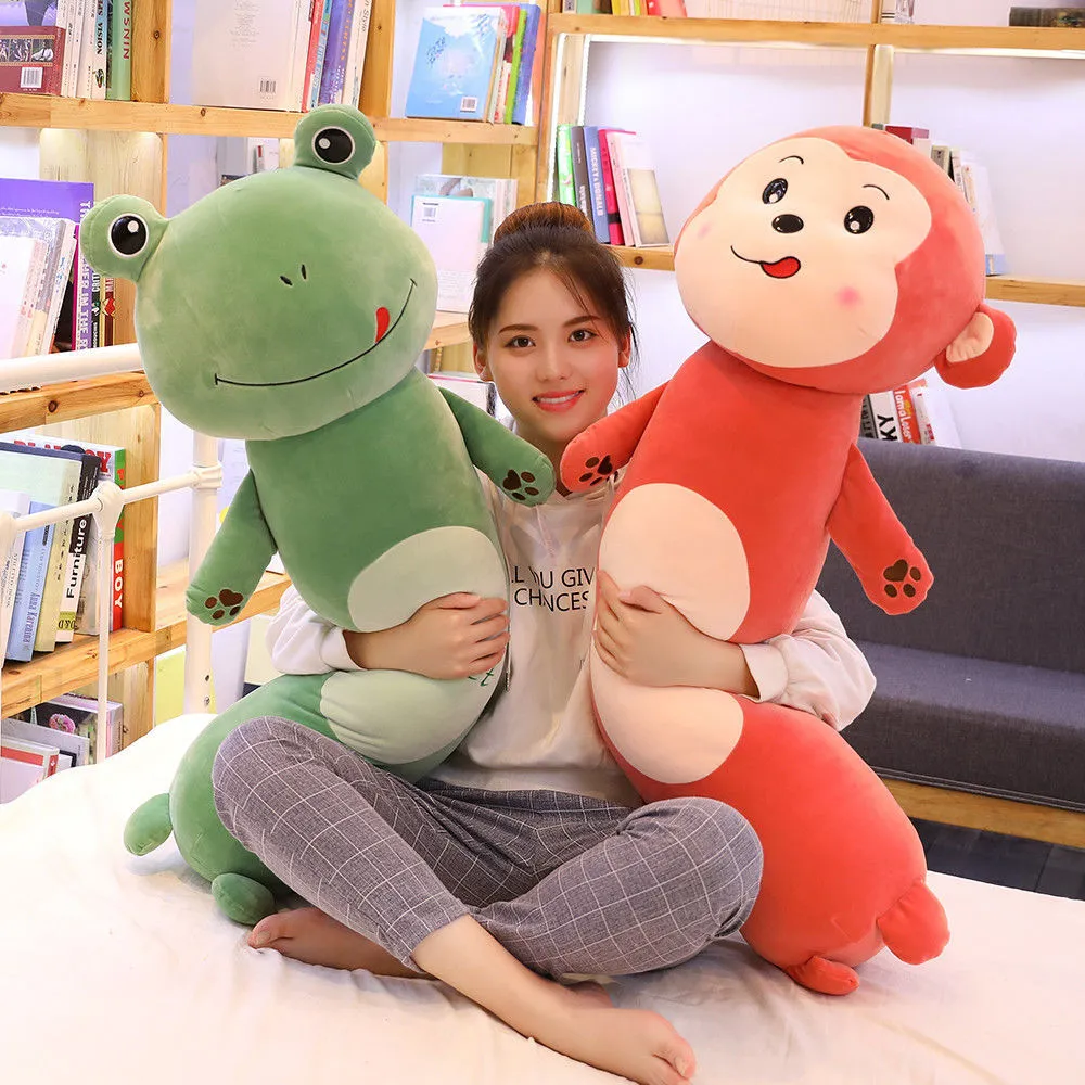 Cute Cartoon Pillow: Long Plush Clip Leg Pillow, Lazy Bed Sleeping ...