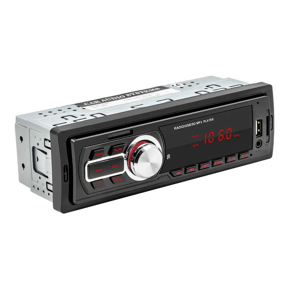 Single DIN Head Unit Car Radio: Bluetooth AUX In, TF Card, U Disk, MP3 ...