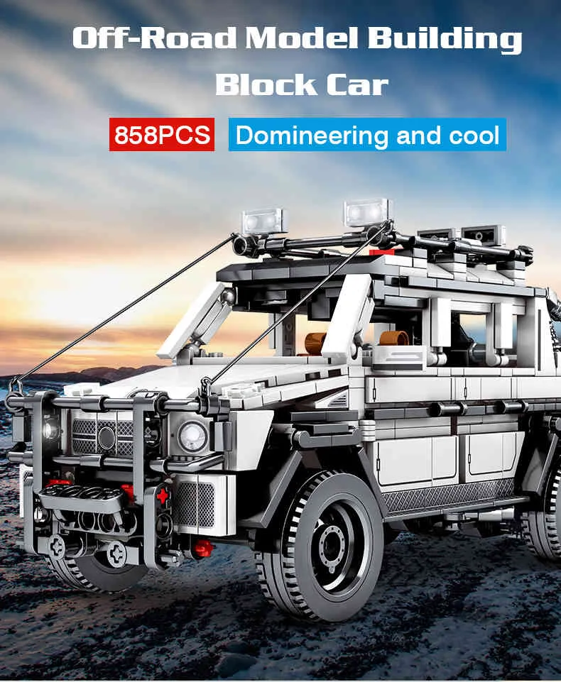 Toy Engine Block Cross Country Vehicle Model Kit Educational Assembly ...