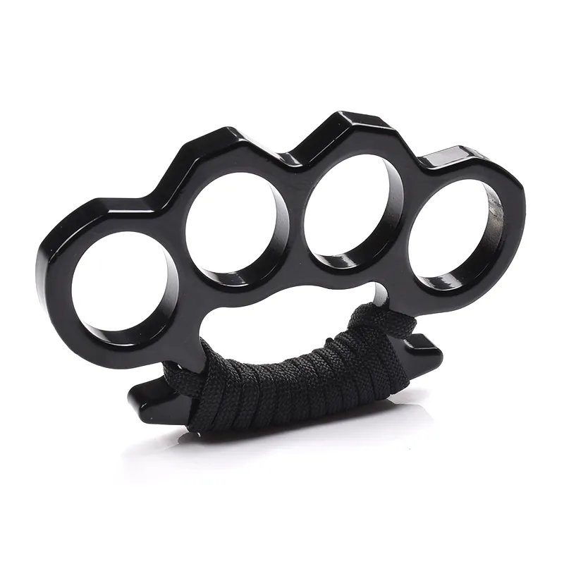 Steel Brass Knuckle Duster Pendant - Silver/Black, Self Defense ...