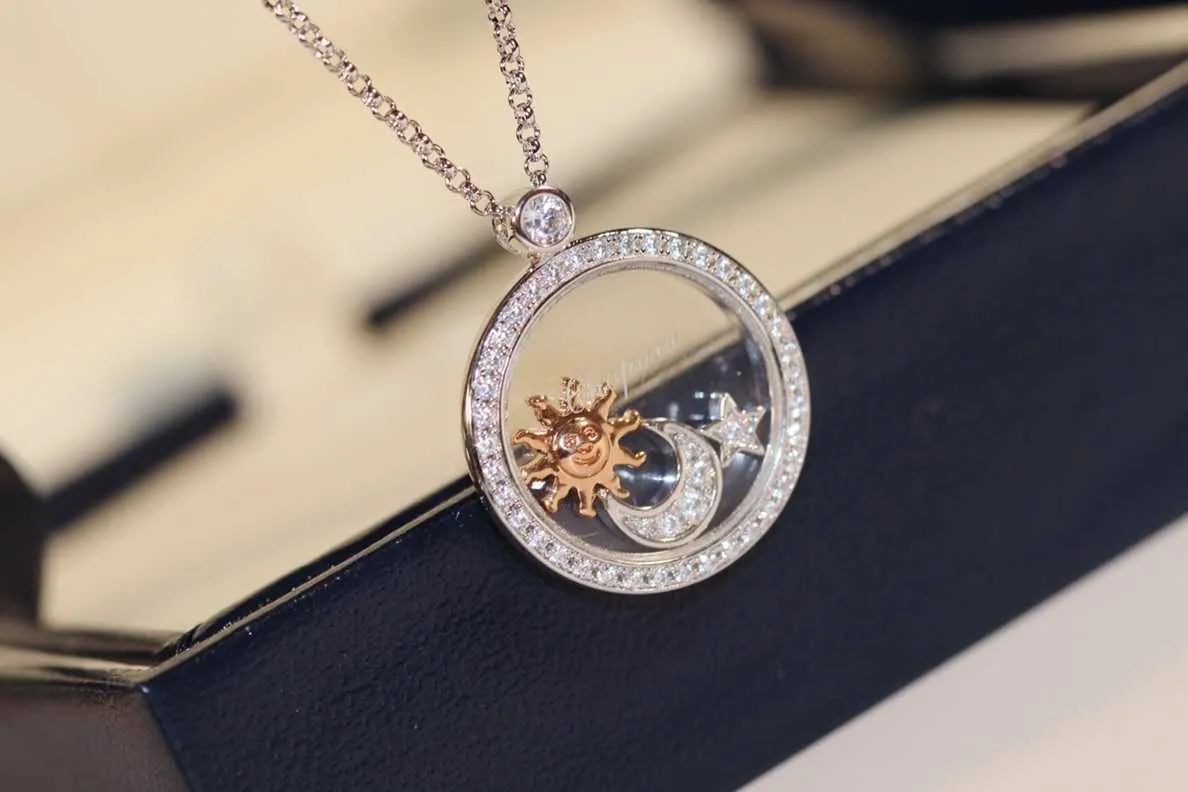 Diamond Rotating Chopin Necklace: Luxe Designer Jewelry For Happy Women ...