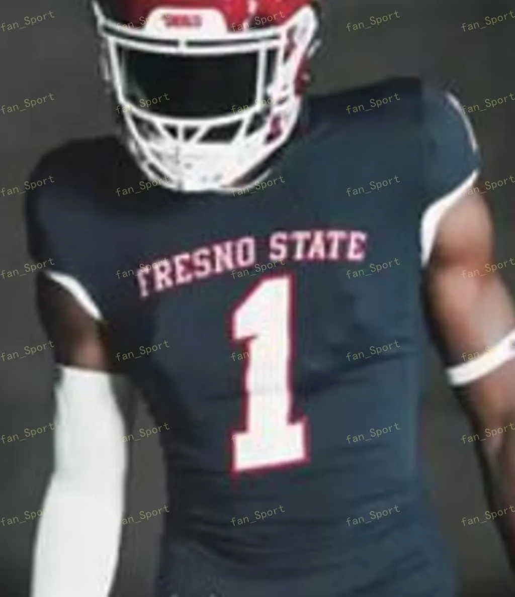Custom 2021 Fresno State Football Jersey NCAA College 12 Trent Dilfer 9 ...
