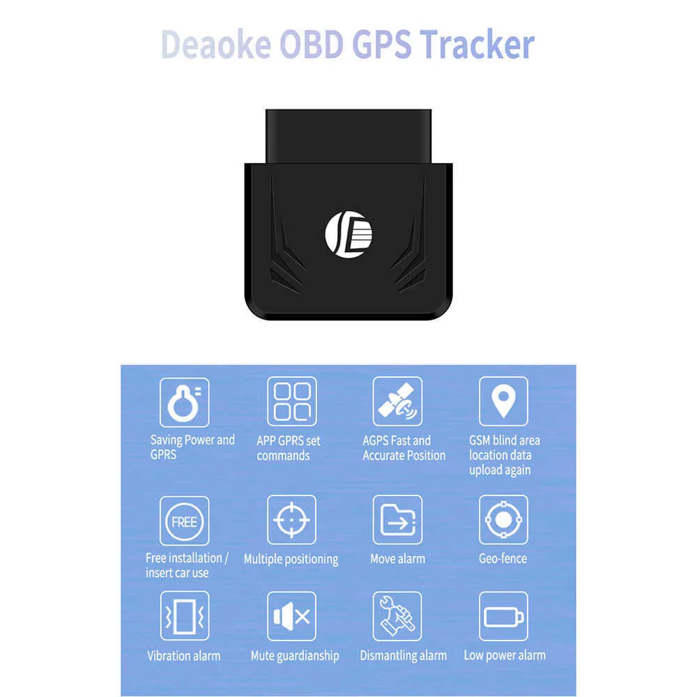 Auto GPS Tracker: Compact OBD II Vehicle Tracking Device With Real Time ...