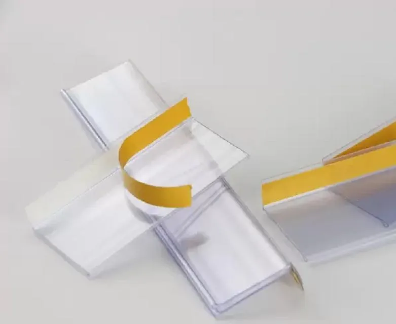 Wholesale 4*10cm L Shape Shelf Data Strip Label Holder Sign Clip Bar ...