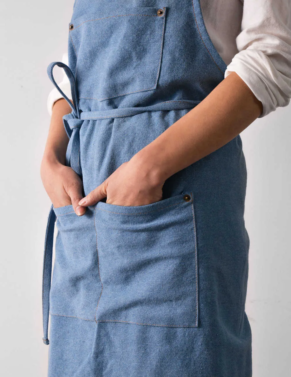 Denim kitchen apron for Kitchen, Restaurant, and Cowboy Cooking ...