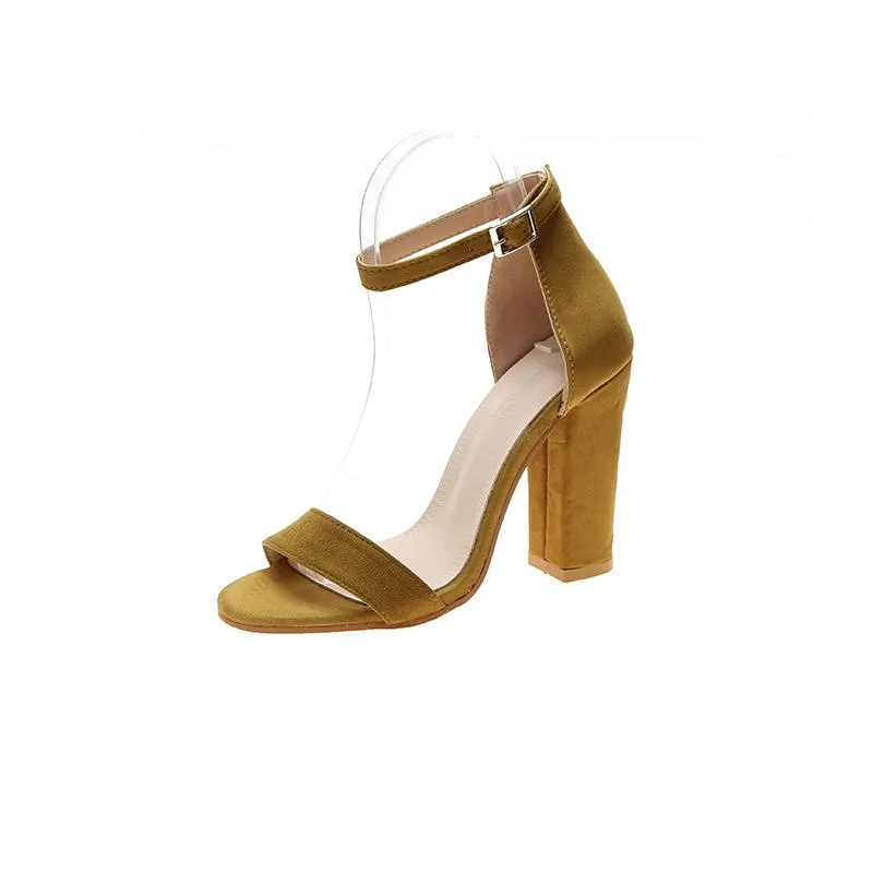 Chaussures Habillées Grande Taille 2023 Été Femmes Sandales Bout Ouvert ...