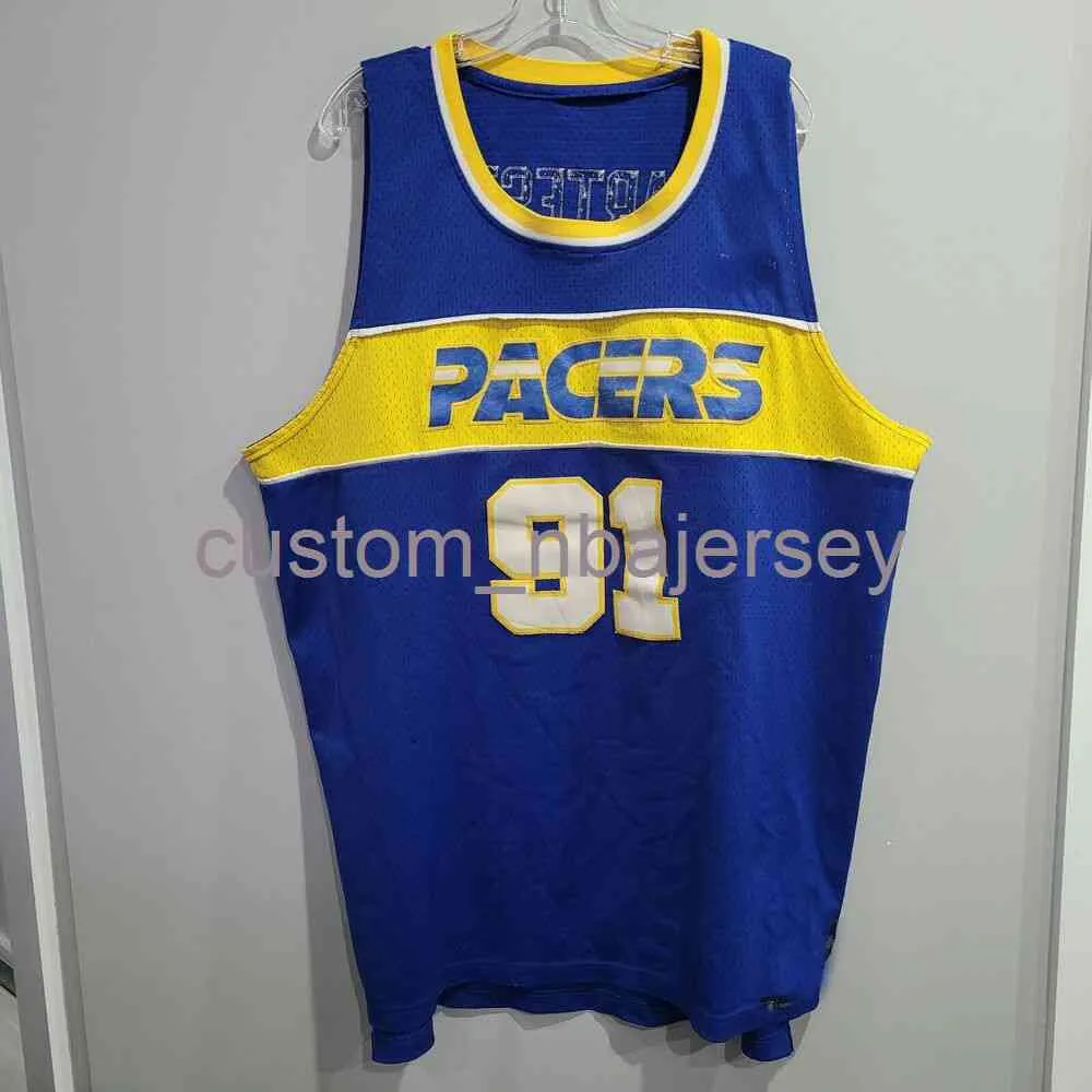 Custom Ron Artest 91 Throwback New Jersey Men Basketball Jerseys XS-6XL ...