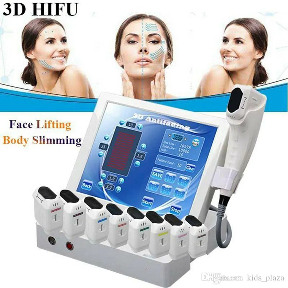 Professional 2021 3D HIFU Machine With 11 Lines For Face Lift, Skin ...