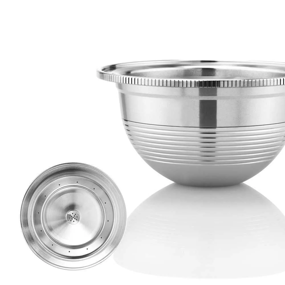 ICas Stainless Steel Reusable Keto Coffee Creamer Capsule Pod For ...