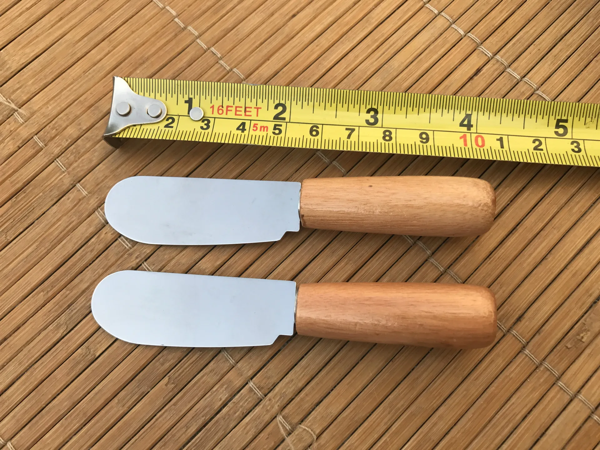 DHgate.com:Stainless Steel Butter Knife with Wooden Handle, Cheese ...