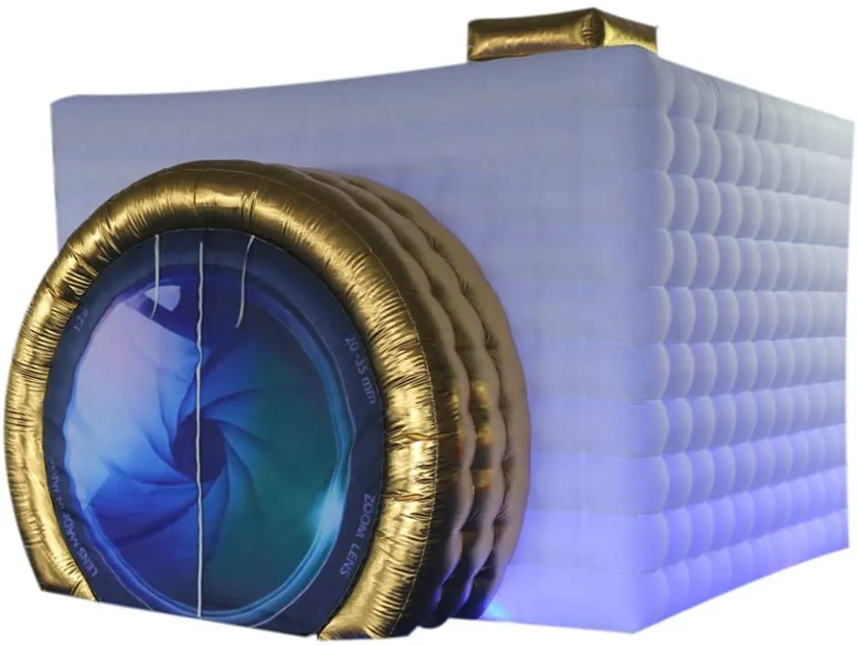 360 Inflatable Snake Camera Photo Booth With LED XYINFLATABLE ...