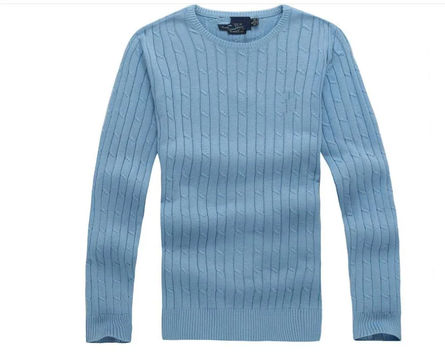Mens Designer Cashmere Blend Pullover Sweater with Crew Neck and Ribbed ...