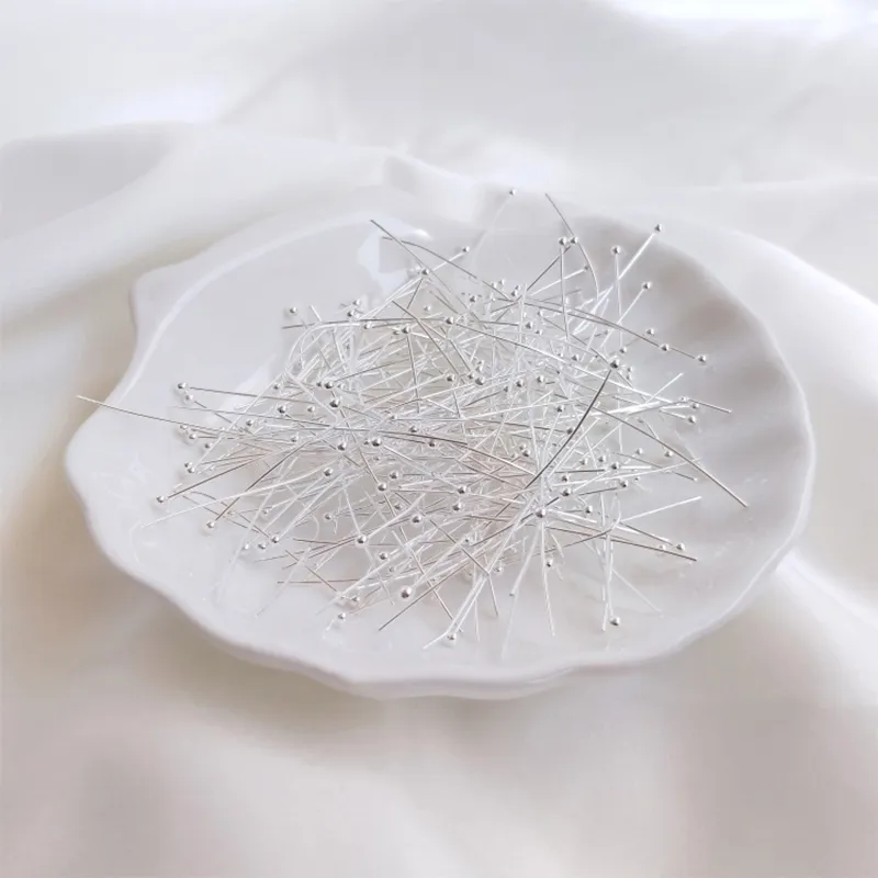 Gold And Silver Plated Ball Pins Ticker 24 Gauge Ball Head Design For ...