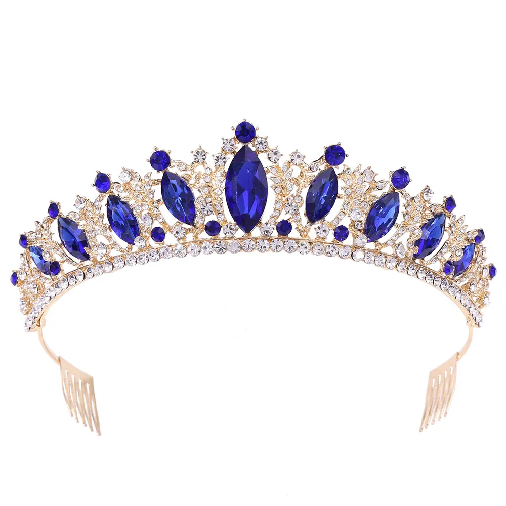 DHgate.com:Exquisite Rhinestone Crystal Bridal Tiara Crown with Combs ...