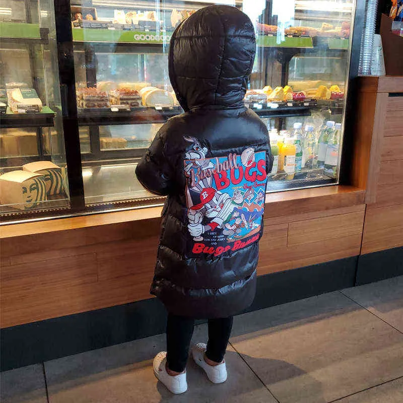 Kids Winter Down Coat - Russian Style Hooded Puffer Jacket, Thick Warm ...