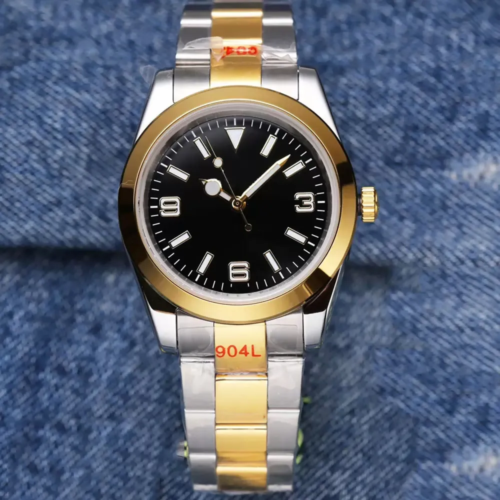 36mm Automatic Mechanical Wrist Watch For Men | Stainless Steel ...