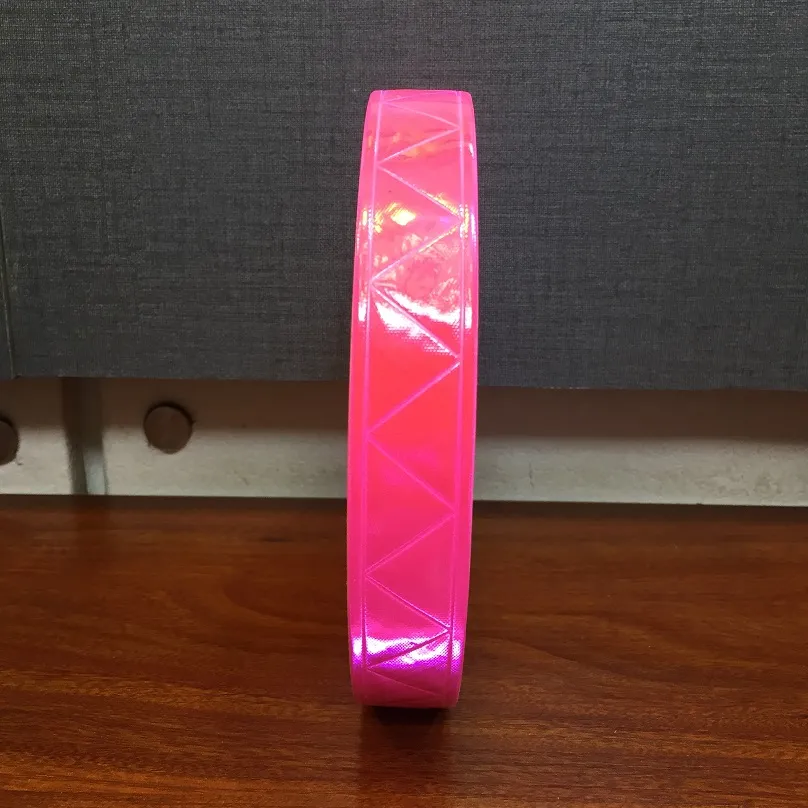 2,5 Cm * 50m Sinal De Tráfego Reflexivo Pvc Tira Fluorescente De ...