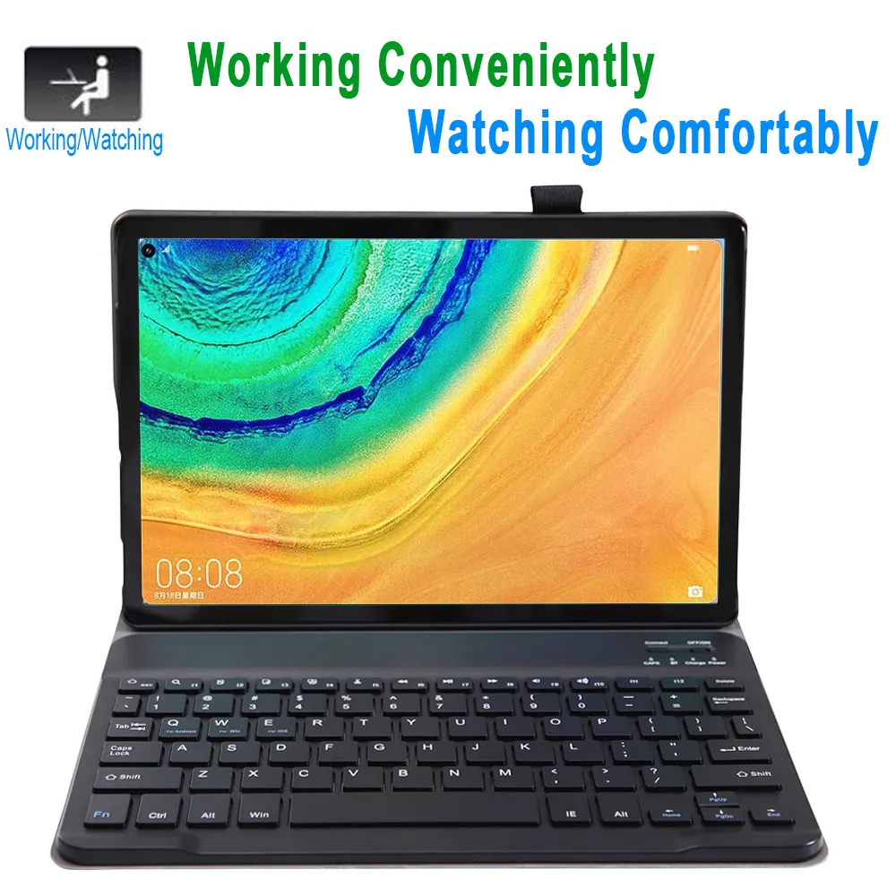 Huawei Matepad Pro 10.8 Keyboard Case - Bluetooth, Protective Cover for MRX-W09/W19/AL09/AL ...