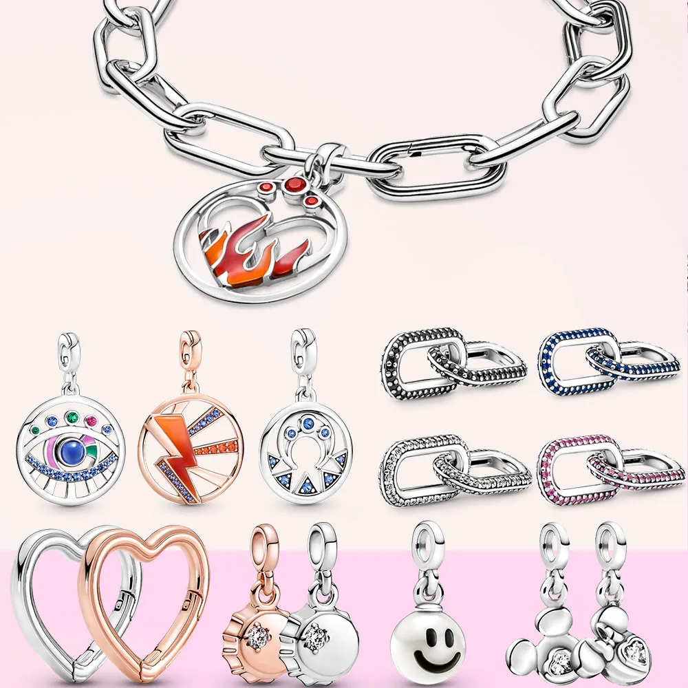 Charms With Box 925 Silver Designer Charms Fit Bracelet Necklace ...