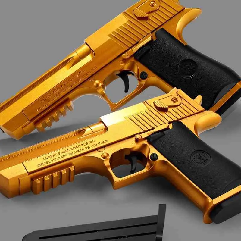 Shell Throwing Desert Eagle Pistol Manual Loading Glock EVA Soft Bullet ...