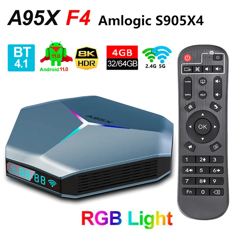 8K Ultra HD Android Smart TV Box - Premium Streaming Player, 4GB/64GB ...
