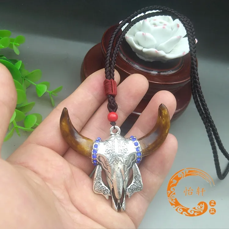 Boar Tooth Pendant: Silver Inlaid Animal Teeth... From Dong1228, $53.8 ...