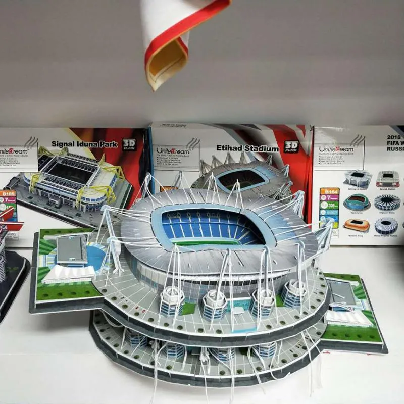 3D Puzzle Football Stadiums Wooden Assembly Toy San Diego, Allianz ...