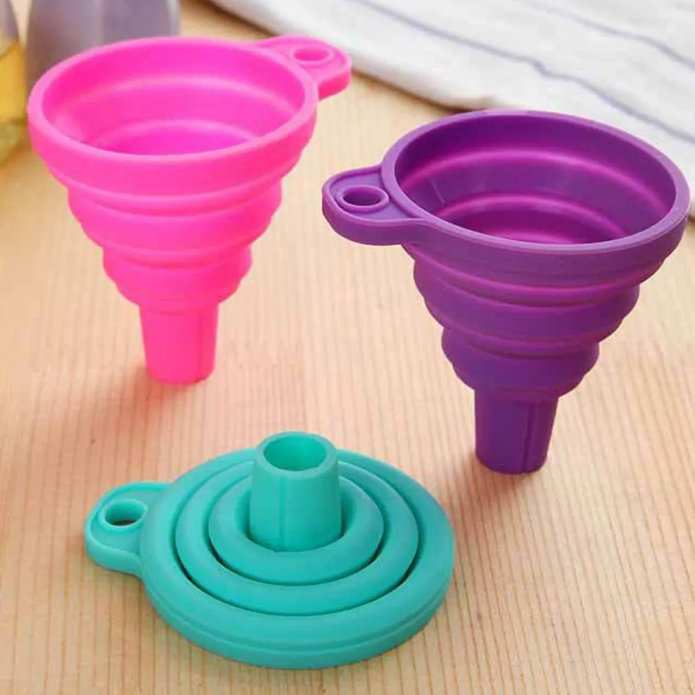 Canning Funnel Collapsible Silicone Kitchen Funnel... From Kingflower ...