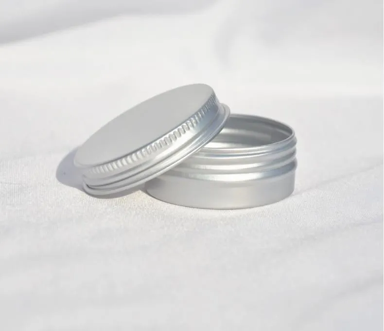 Aluminum Tins 15ml: Metal Lip Balm Container Jars With Screw Top Lids ...