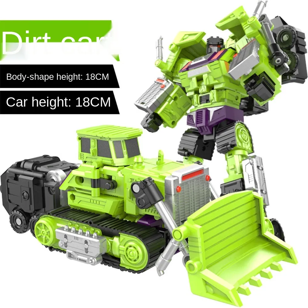 DHgate.com:6-in-1 Construction Truck DIY Excavator Robot Toy Set, Take ...