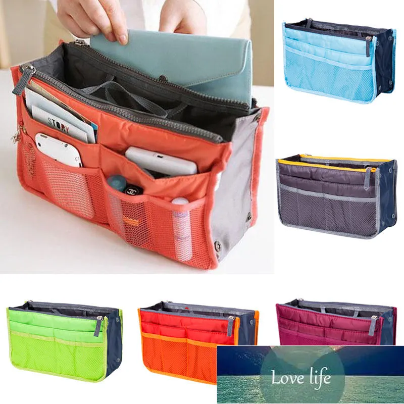 Large Handbag Organizer Insert - Travel Purse Liner, Nylon Tidy Bag ...