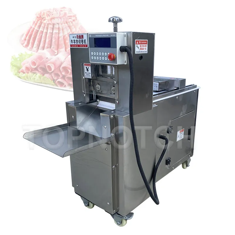 Electric Slicer Commercial Lamb Cutting Machine Beef Roll Meat Cutter ...