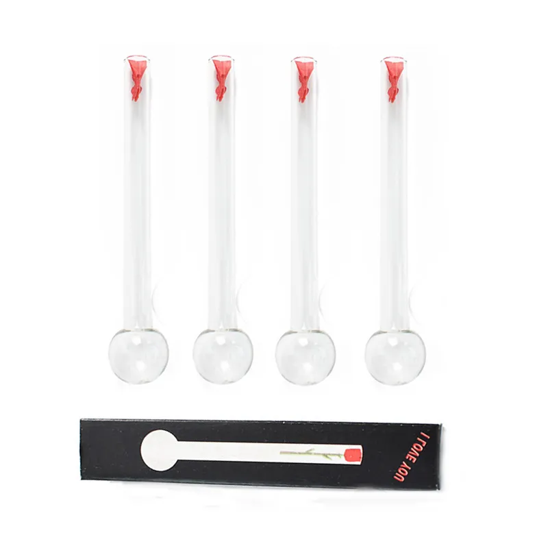 Smoking Pipes Online Sale Love Rose Design Glass Oil Burner Pipes ...