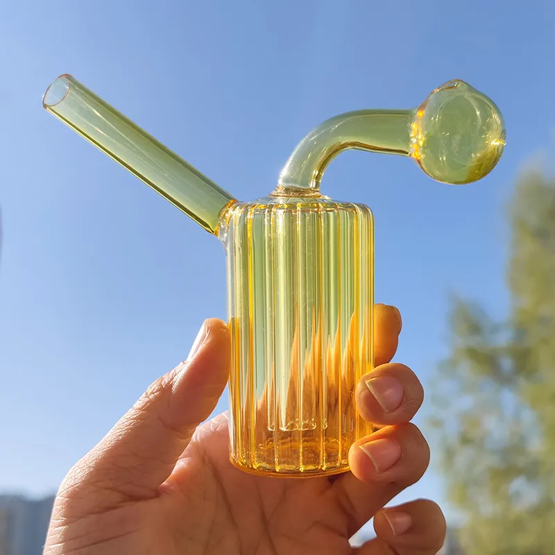 Thick Glass Pipe Hookah Bong Colorful Dab Oil Rig Percolater Bubbler ...
