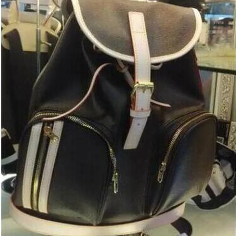 Brand Women's Backpack 100% Real Leather Bosphore Bag Designer Big Size ...